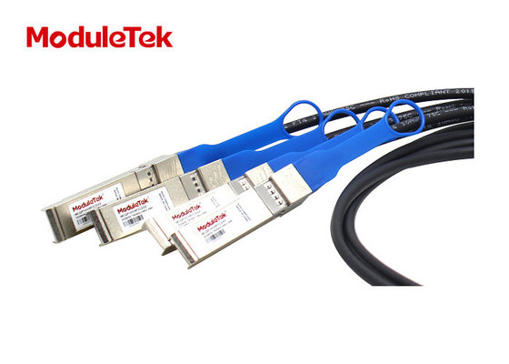 100GBASE - CR4 los 5m 100G dirigen el cable QSFP28 de la fijación a 4x25G SFP28