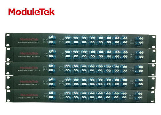 MUX DEMUX Optical Multiplexer And Demultiplexer MT2010-DWDM-MUX16-C-100G-21