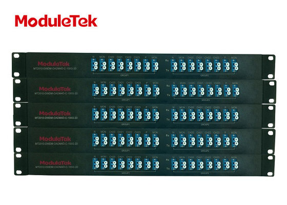 Ethernet MUX DEMUX Fiber Optic Multiplexer And Demultiplexer MT2010-DWDM-OADM4D-C-100G-20