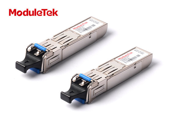 10km Dual LC SMF SFP Fiber Optic Transceiver 4 / 2 / 1G FC LW10 1310nm