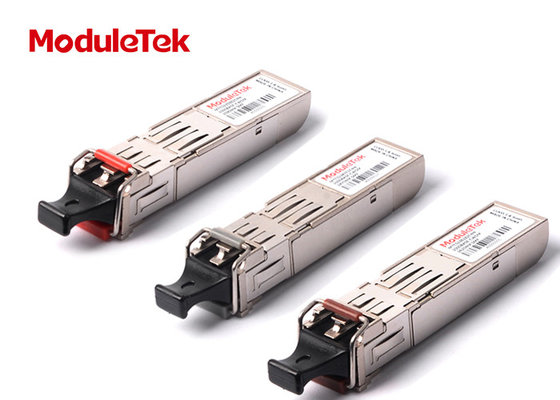 100BASE - BX for GE Port SFP Modules LC Connectors Tx1310nm / Rx1550nm SMF 10km