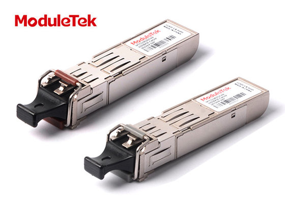 100BASE - BX for GE Port SFP Modules LC Connectors Tx1310nm / Rx1550nm SMF 10km