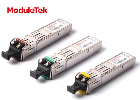 Dual LC Connectors 1310nm SFP Module Single Mode 15km with DOM