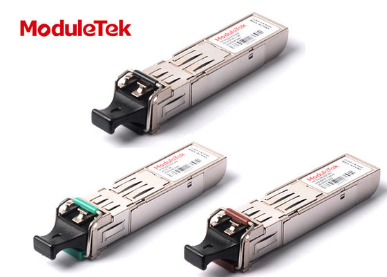 Dual LC Connectors 1310nm SFP Module Single Mode 15km with DOM