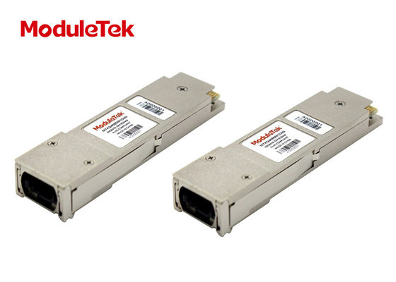 100m MMF Qsfp 40g Sr4 Optical Transceiver 850nm MPO Connector