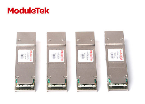 100m MMF Qsfp 40g Sr4 Optical Transceiver 850nm MPO Connector