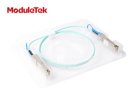 100G Active Optical Cable 100m 100G QSFP28 to 100G QSFP28 Quadwire