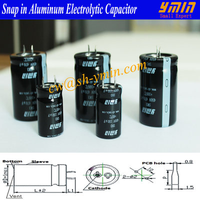 400V 150uF Capacitor Snap in Electrolytic Capacitor for EV Charging Post EV Charging Pile EV Charging Spot