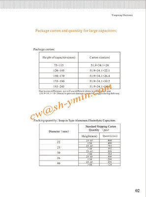 150uF 450V Capacitors High Frequency Snap In Aluminum Electrolytic Capacitors for Welding Machines RoHS