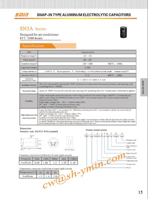 150uF 450V Capacitors High Frequency Snap In Aluminum Electrolytic Capacitors for Welding Machines RoHS