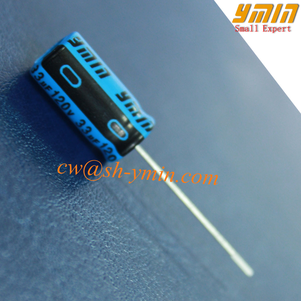 120V 33uF 8x16mm Capacitor LKL Series 130°C 2,000 ~ 5,000 Hours  Radial Aluminum Electrolytic Capacitor RoHS