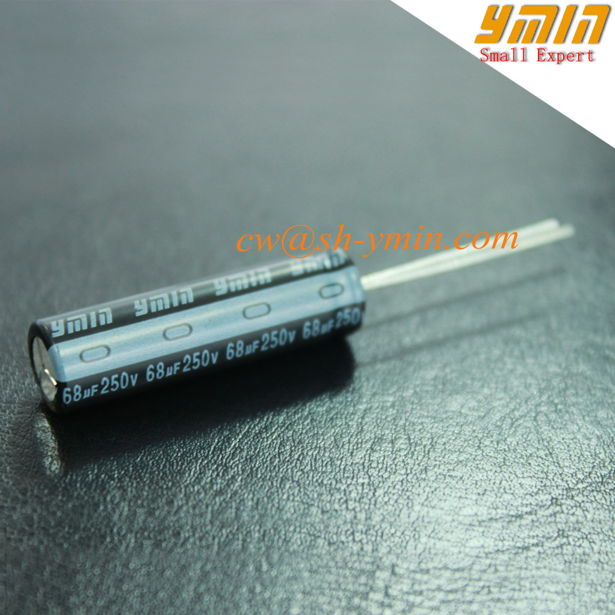 105°C 250V 28uF 6000 Hours Capacitor Radial Aluminum Electrolytic Capacitor for LED Driver and General Purpose