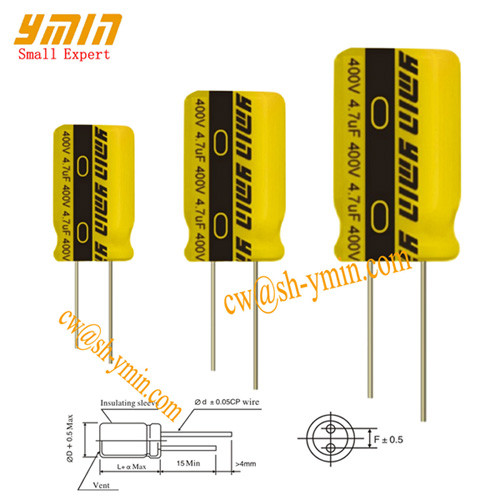 GP Series 105°C 4,000 ~ 6,000 Hours Capacitor Radial Aluminum Electrolytic Capacitor for General Purpose RoHS