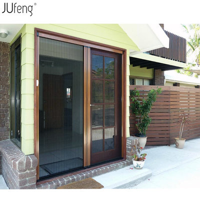Trackless pleated insect screen  / barrier free retractable flyscreen door