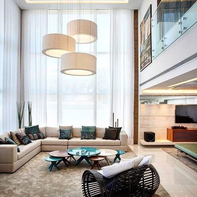 Double  track automatic curtain / blinds motor for smart home decoration