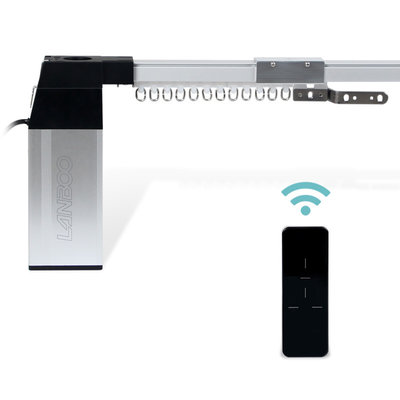 Lanboo electric remote controller curtain motor with Zigbee curtain control system for home automation