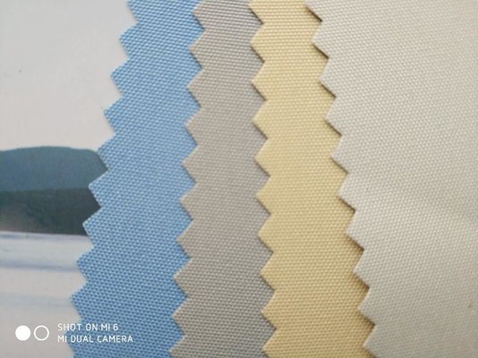 Bubble coating with silver Polyester black out fabric for roller blind