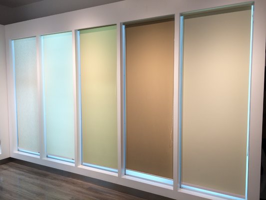 100% blackout sunshade fabric retractable blinds curtain with chain