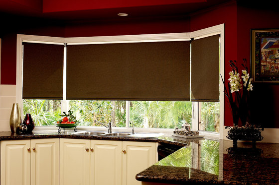 100% blackout sunshade fabric retractable blinds curtain with chain