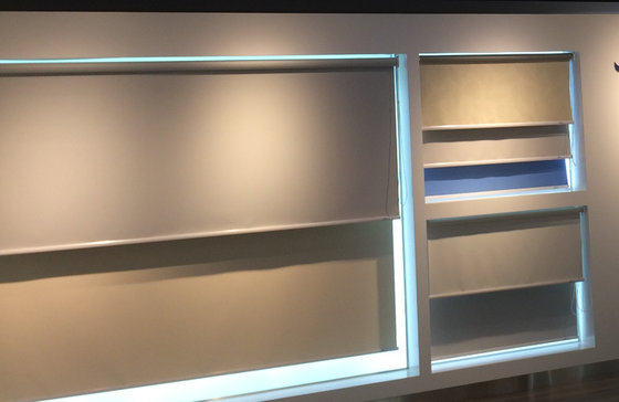 Standard custom horizontal sunscreen roller blinds for home decoration