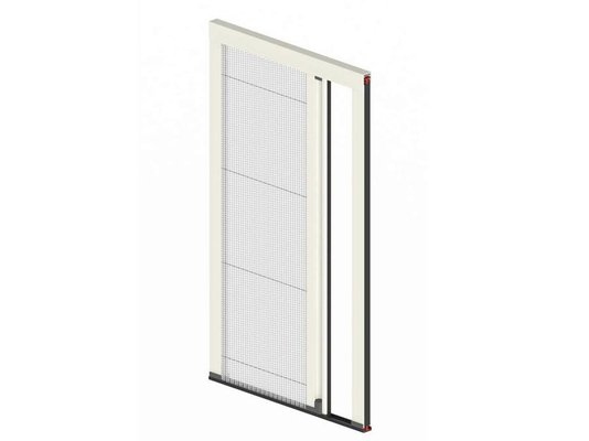 Trackless / Barrier-free insect screen doors with pleated polyeater insect screen mesh
