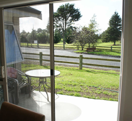China factory Barrier-free fly screen doors / Trackless flyscreen door for sale