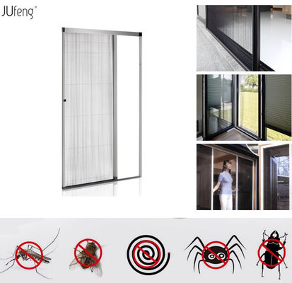 China factory Barrier-free fly screen doors / Trackless flyscreen door for sale