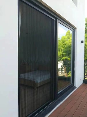 Hot sale popular style Polyester Plisse Insect Screen Door for wholesale