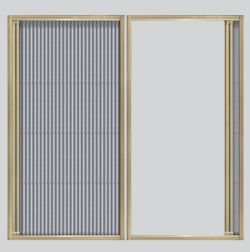 Floding screen window & door for sale with Aluminum frame and pleated screen mesh