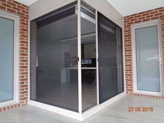 New style hot sale Invisible Plisse screen windows and doors for wholesale