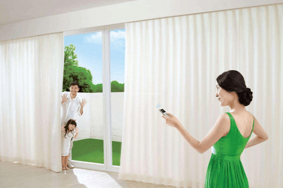 Warranty 8 Years Lanboo wireless remote control smart curtain motor