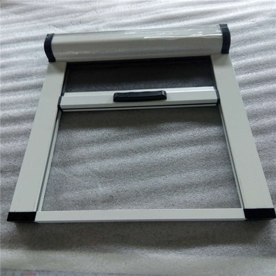 Aluminium frame fiberglass net roller fly screen match to top hung window