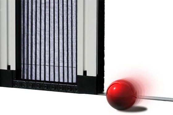 Custom-made anti mosquito folded mesh screen window & door without bottom rail