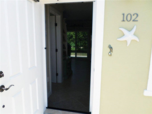 Custom-made anti mosquito folded mesh screen window & door without bottom rail