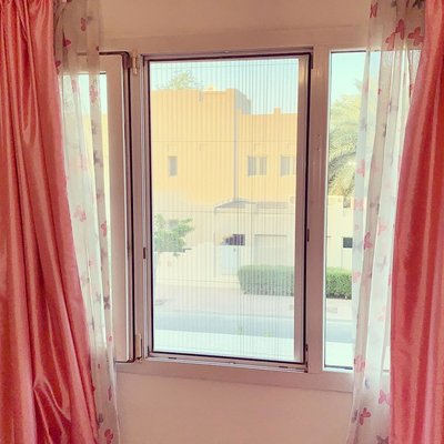 Anti mosquito bug off pleated insect fly screen window & door