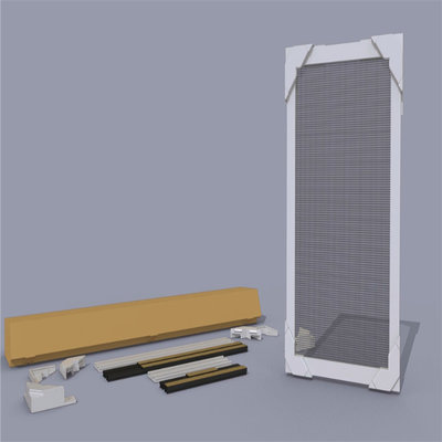 Anti mosquito zika protection - DIY Magnetic strips window screen