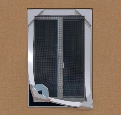 New design portable Fiberglass DIY magnetic fly screens windows