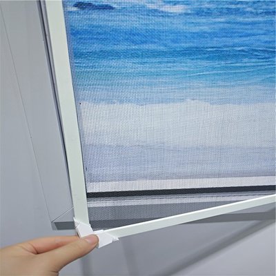 Easy to maintain & durable DIY magnetic insect screen kit with lock