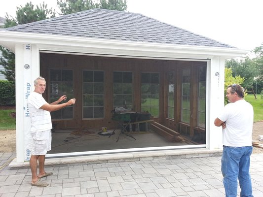 Insect prevention extra large size garage door insect screens