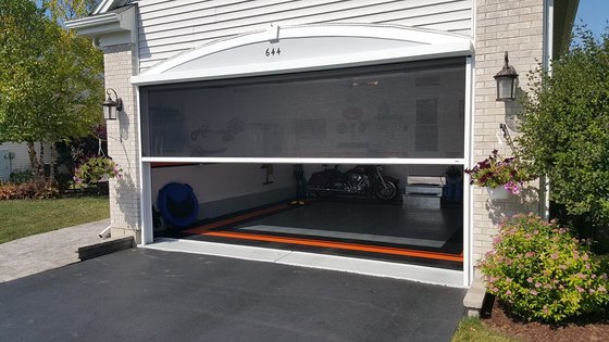 Insect prevention extra large size garage door insect screens