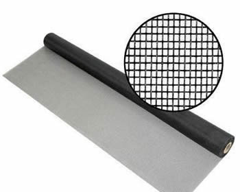 RoHs certification 18*16 Black color fiberglass mosquito fly screen net
