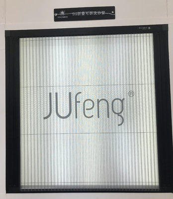 Detachable fly screen door with Polyester pleated insect screen mesh