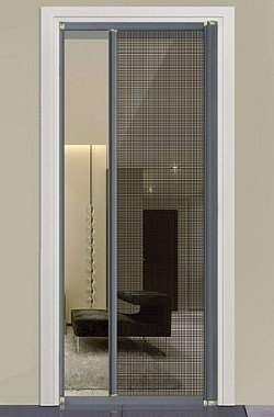 Environment-friendly anti - wind Retractable roller insect fly screen window