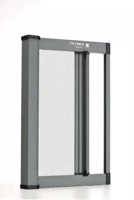 Retractanle roller mosquito screen window with fiberglass insect net