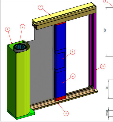 Roll left & right Retractable flyscreens for window and door