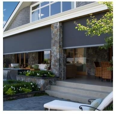 Pvc coated Polyester Netting Motorized Insect Flyscreen Door & Window