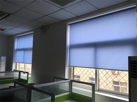 Wholesale Manual design Semi Blackout Fabric Printed Roller blind shade for window