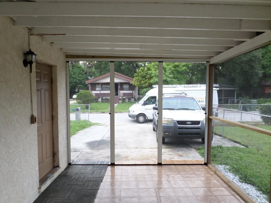 Easy installation DIY trackless sliding mosquito net door for sale