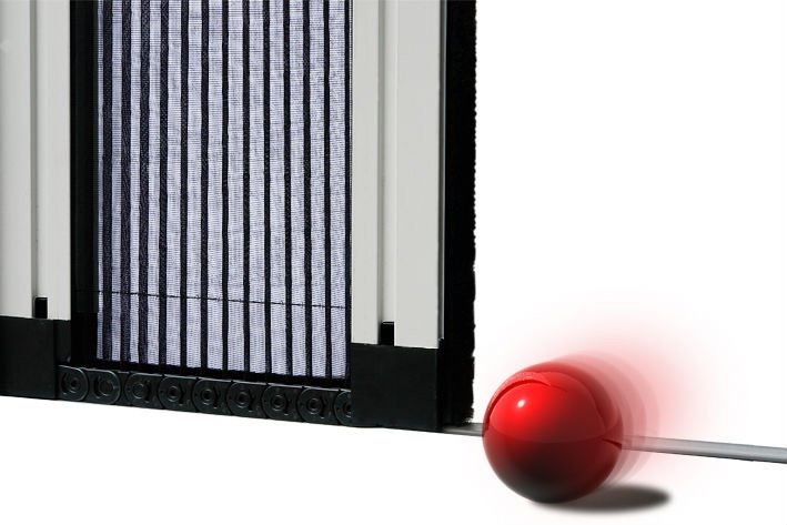 Custom-made anti mosquito folded mesh screen window & door without bottom rail