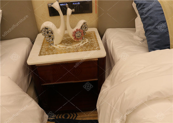 Five Star Marriott Luxury Hotel Bedroom Furniture With Wardrobe Highly Endurable